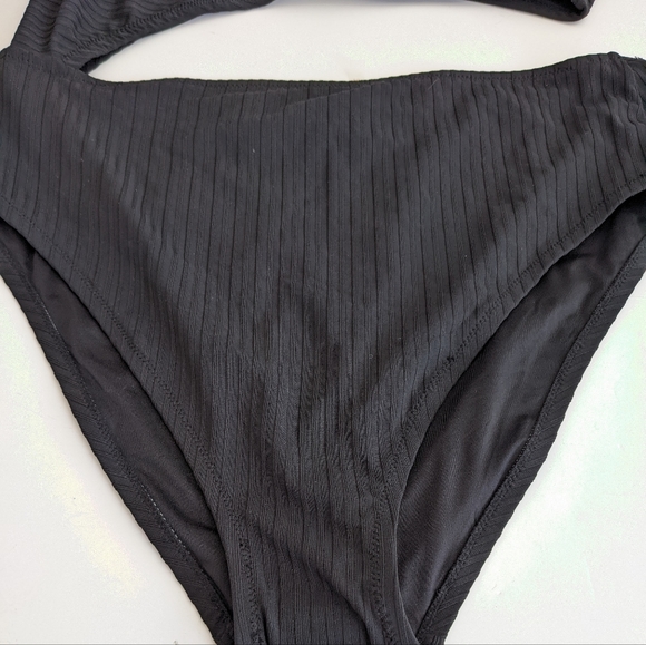 Shade & Shore | Swim | Nwt Shade Shore Black Ribbed One Pc Swimsuit ...